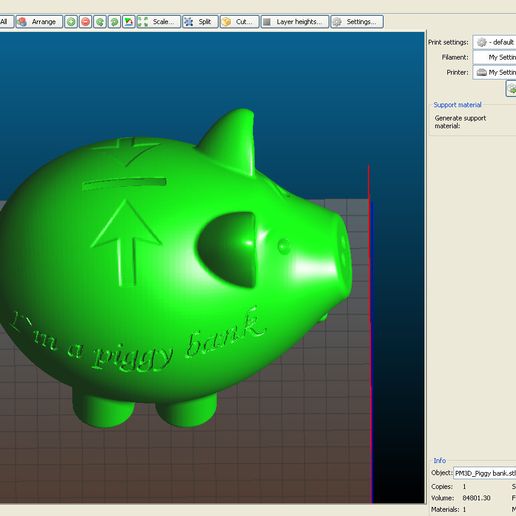 STL file Piggy bank・3D print design to download・Cults